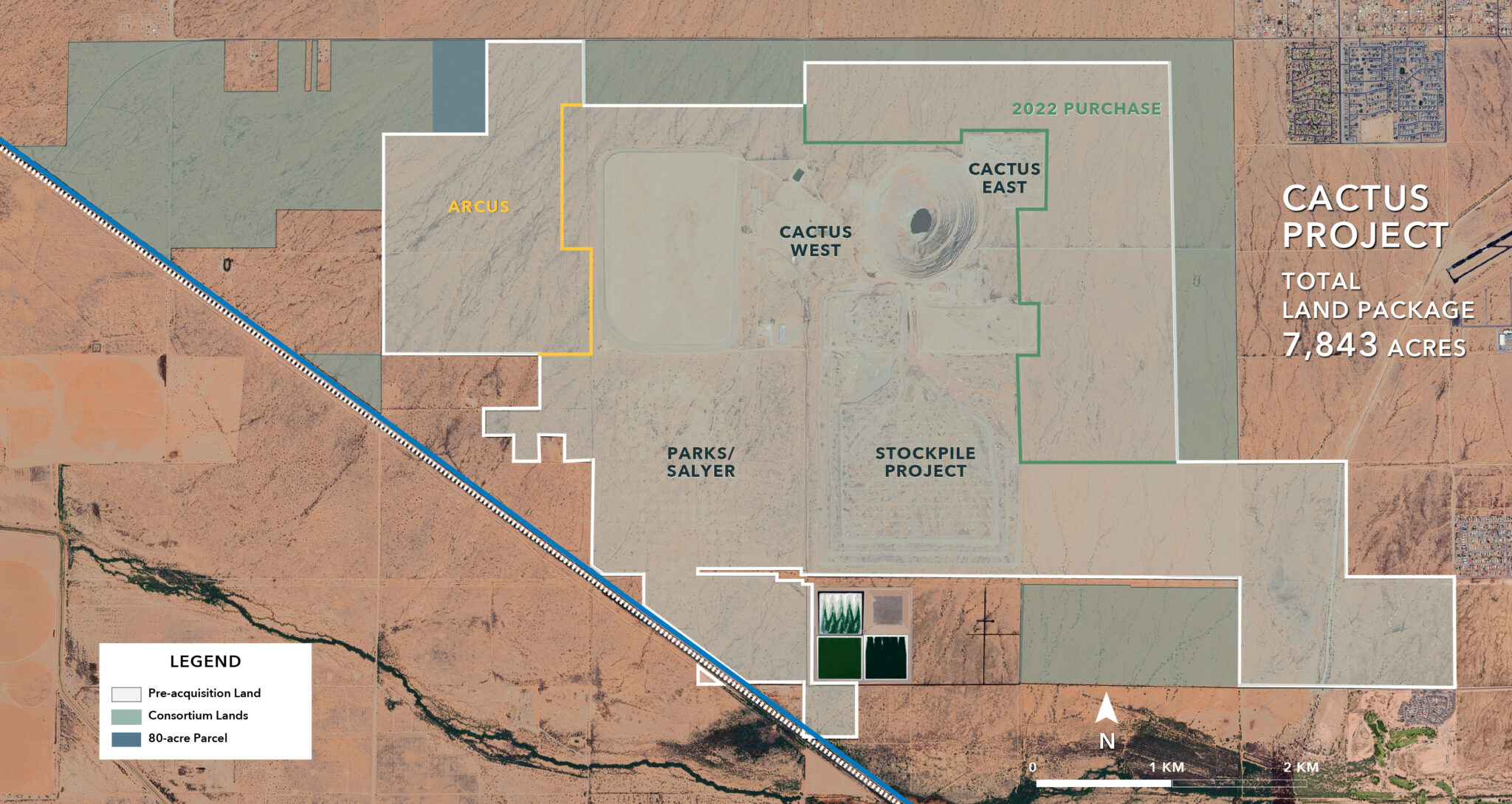 Arizona Sonoran Copper adquiere terrenos adicionales para respaldar el plan del Proyecto Cactus