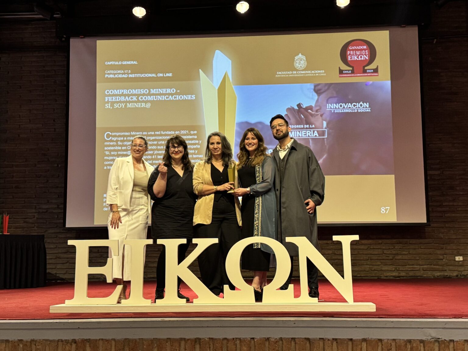 Compromiso Minero es galardonado con estatuilla de oro por su campaña ...